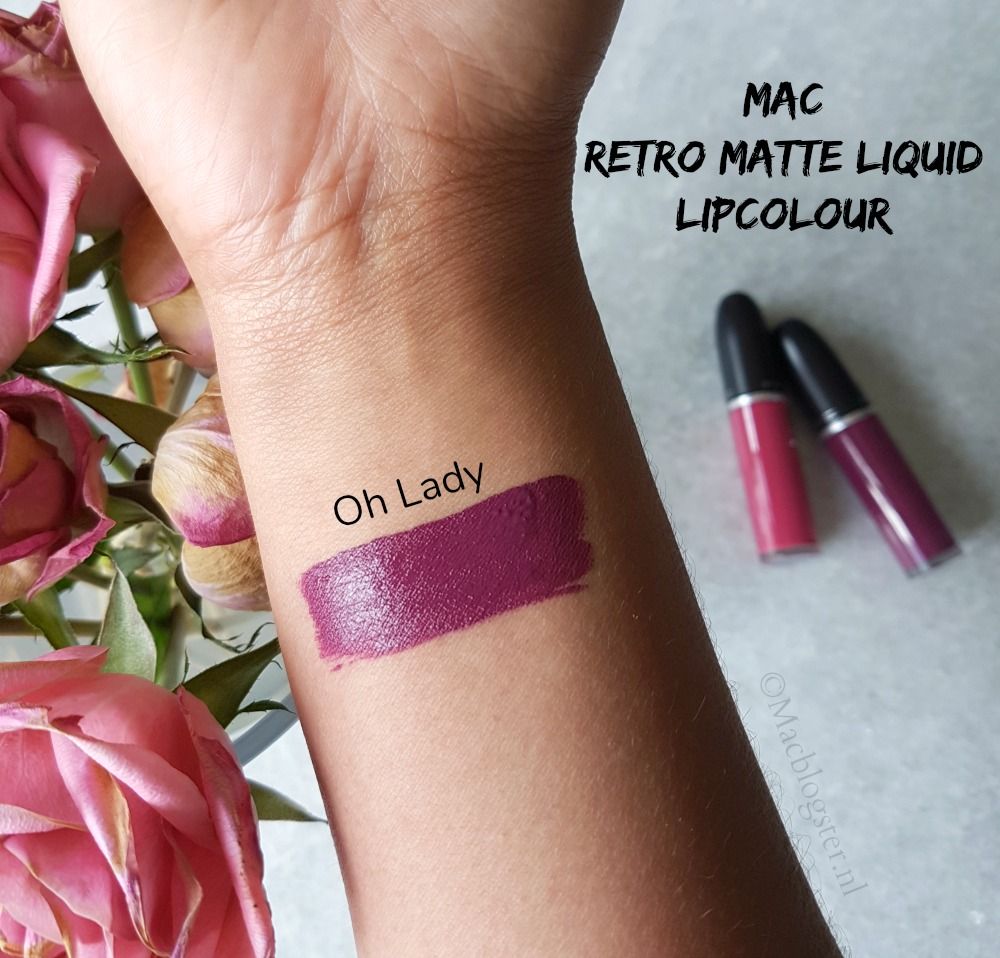 Mac Retro Matte Liquid Lipcolour Oh Lady Mac Blogster